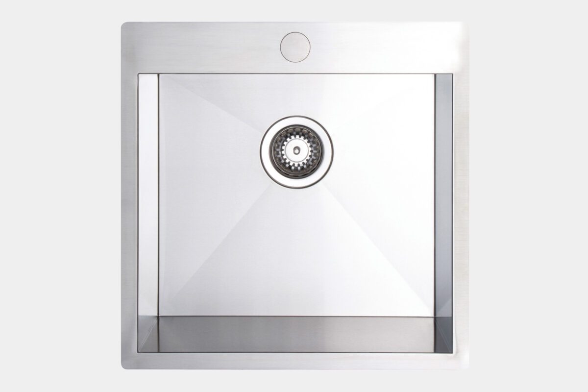 CARYSIL QU450 Steel Sink | 450×500mm SS304 Zero-Radius - Carysil UK